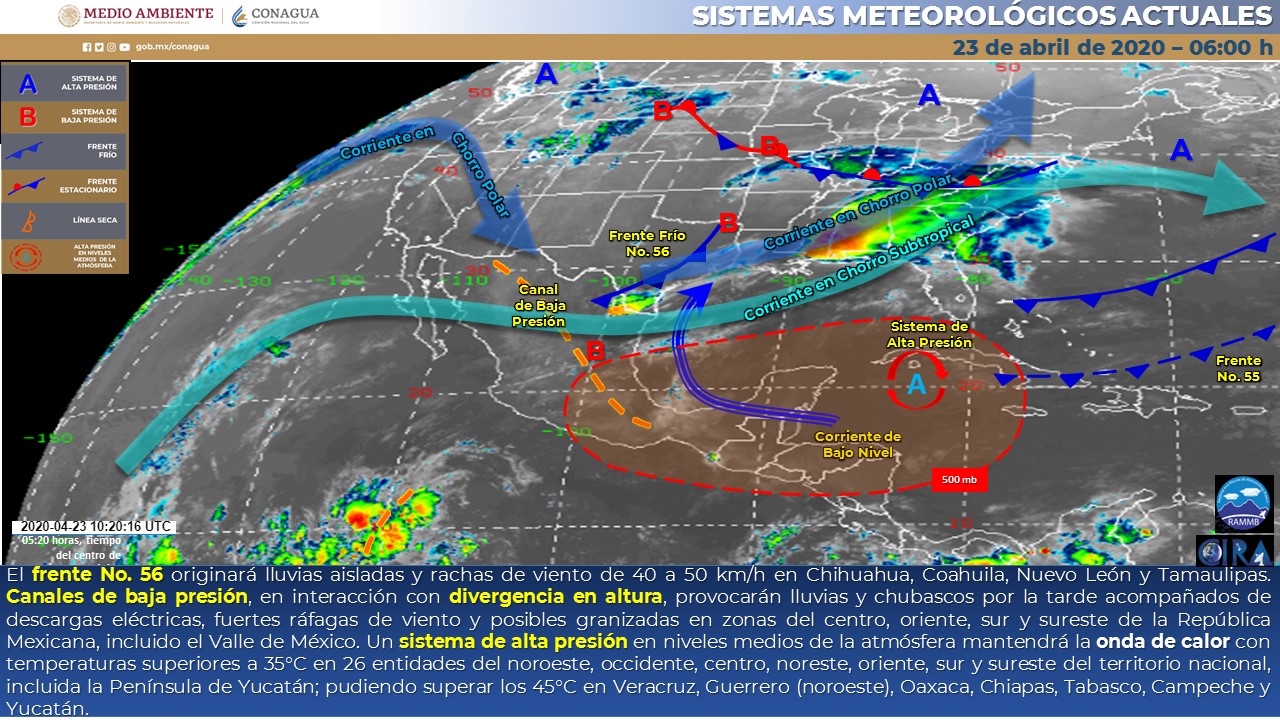 Intervalos de chubascos acompañados de descargas eléctricas, granizadas ...