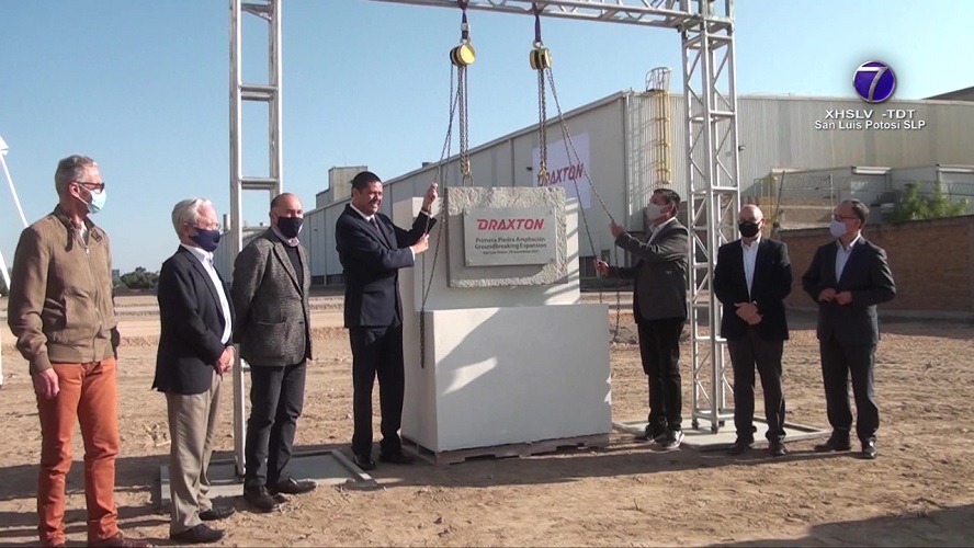 Colocan primera piedra de ampliación de la planta Draxton en SLP ...