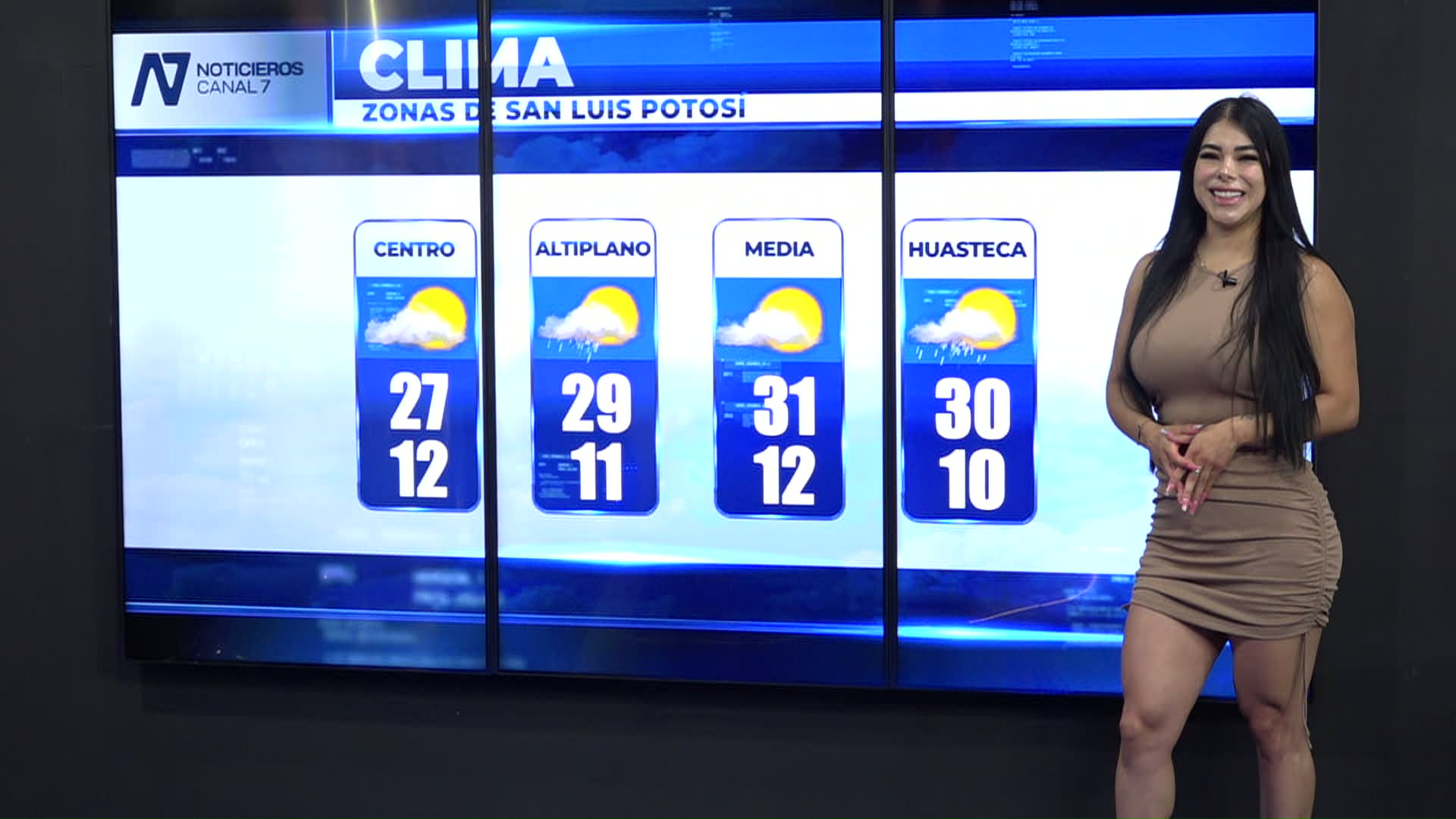 El Pronostico del Clima con Stephany Fernández 30/05/2023 - Canal 7 SLP ...