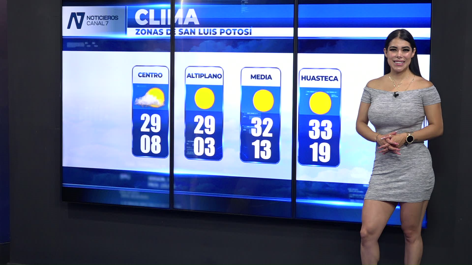 El Pronostico del Clima con Stephany Fernández 09/06/2023 - Canal 7 SLP ...