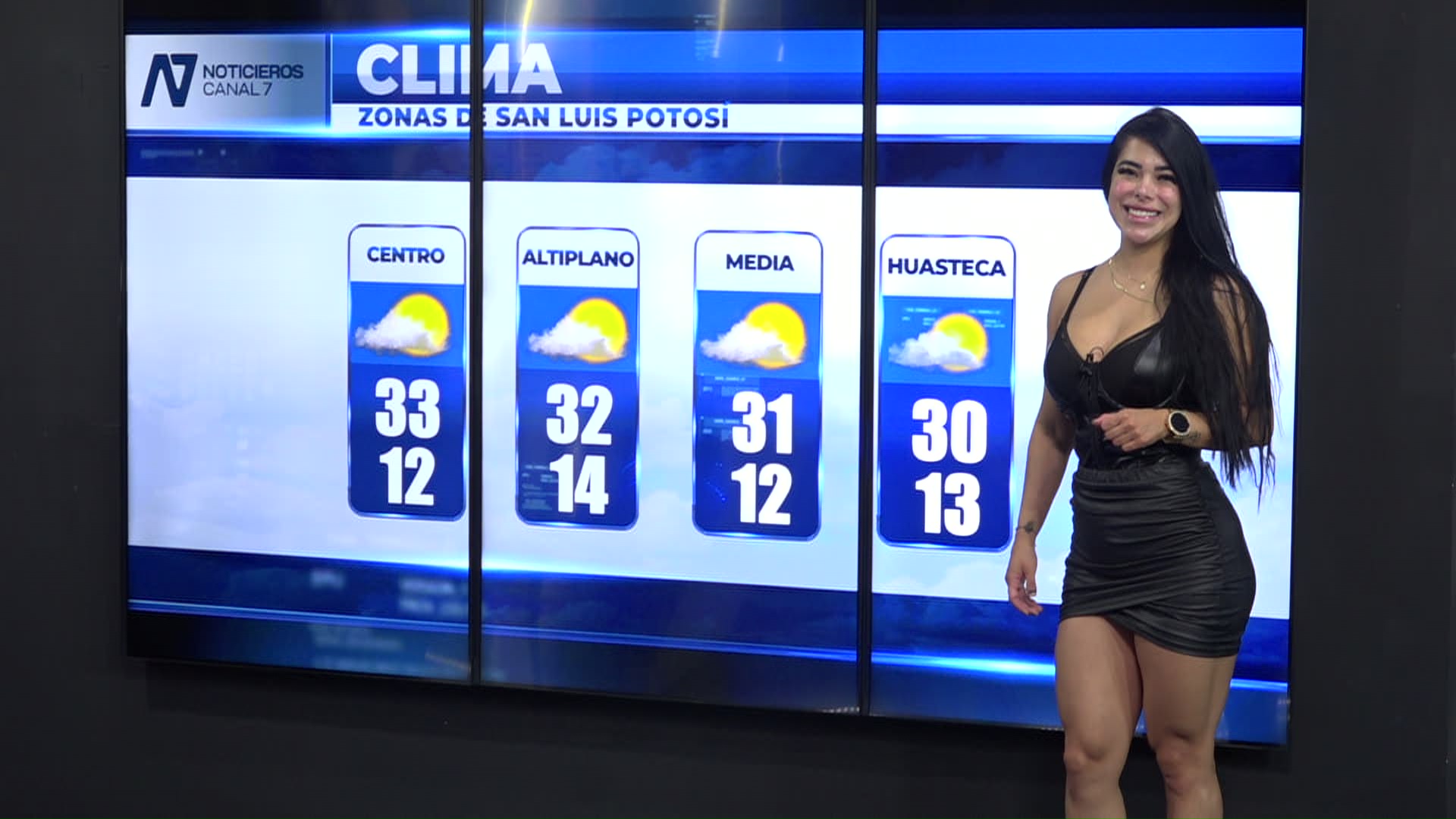 El Pronostico del Clima con Stephany Fernández 10/07/2023 - Canal 7 SLP ...