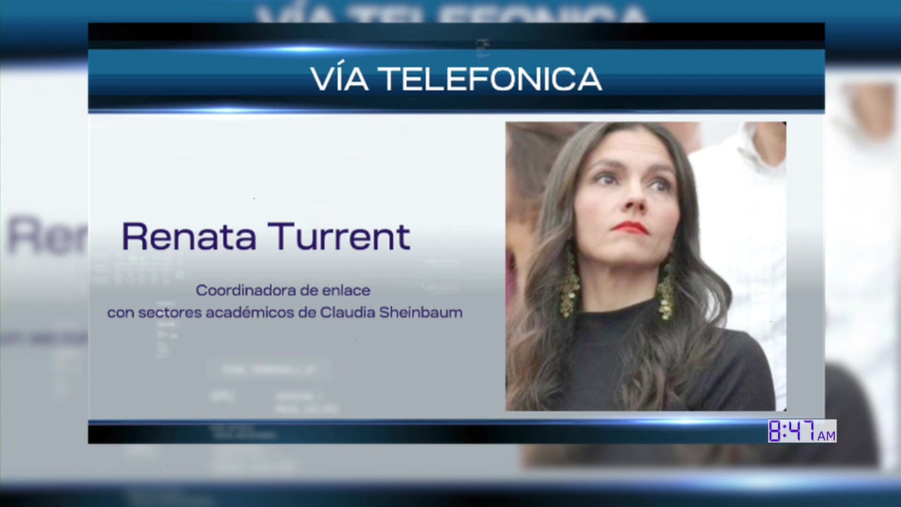 Entrevista con: Renata Turrent, Coordinadora de enlace con sectores ...