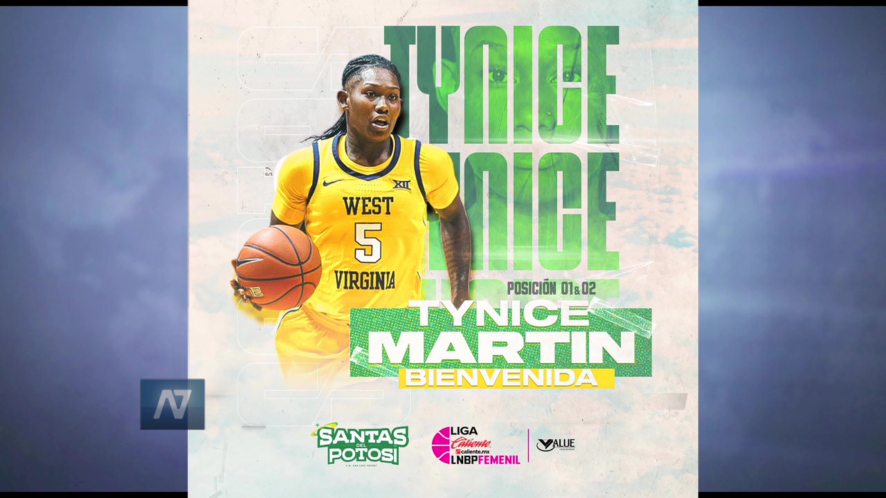 Tynice Martin se incorpora a las Santas del Potosí - Canal 7 SLP - 2024