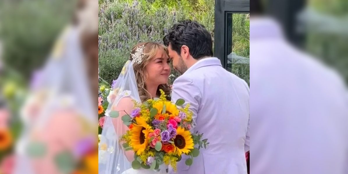 Daniela Luján y Mario Monroy celebran su boda en íntima ceremonia llena ...
