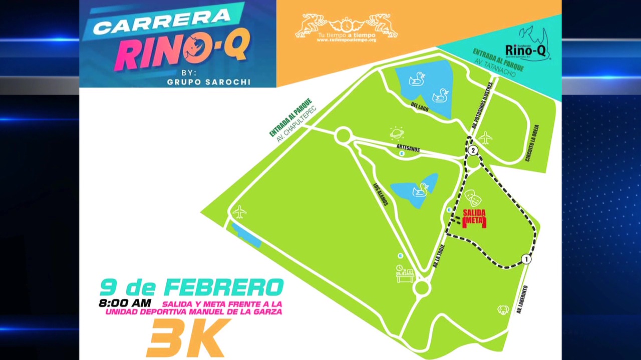 Carrera Atlética Rino-Q se realizará el domingo 9 de febrero - Canal 7 ...