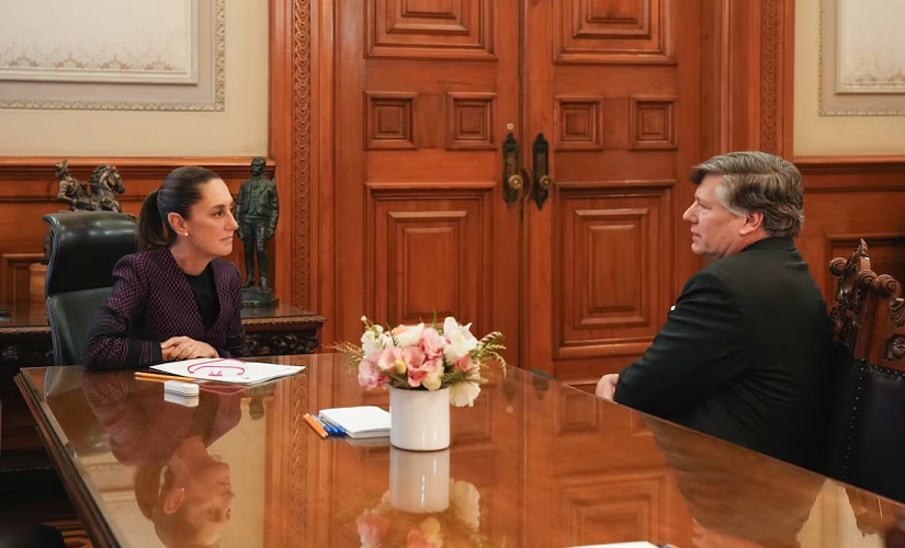 Claudia Sheinbaum y Christopher Landau sostienen reunión privada para ...