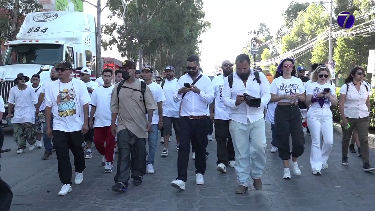 Jóvenes potosinos marcharon por la paz - Canal 7 SLP - 2025