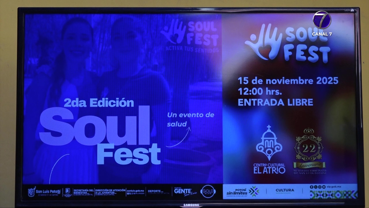 Presentan Segunda Edición del Soul Fest 2025 - Canal 7 SLP - 2025